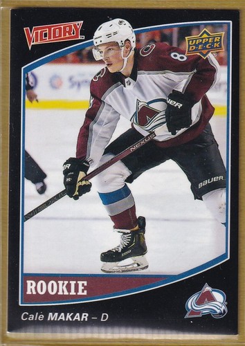 2019-20 Upper Deck Victory Black #V1 Cale Makar RC - Colorado Avalanche ...