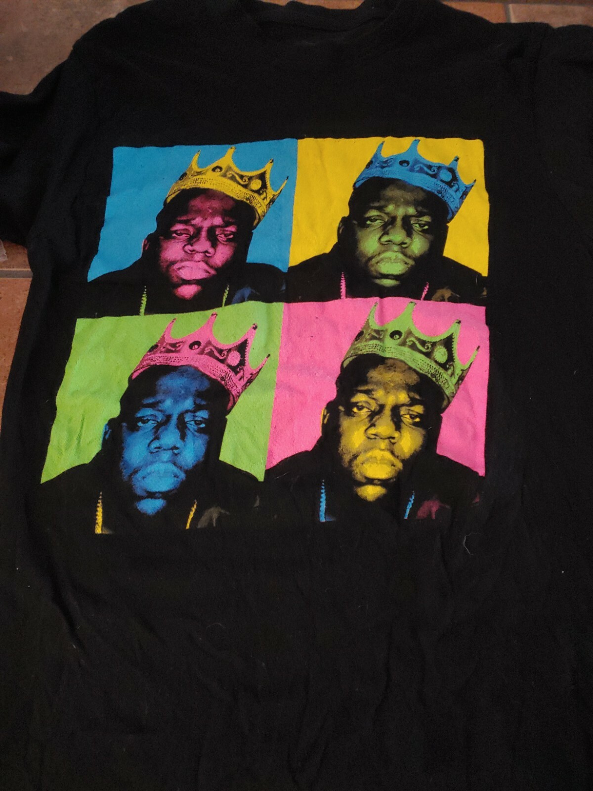 Notorious BIG Biggie Smalls Black Rap T Shirt size S… - Gem