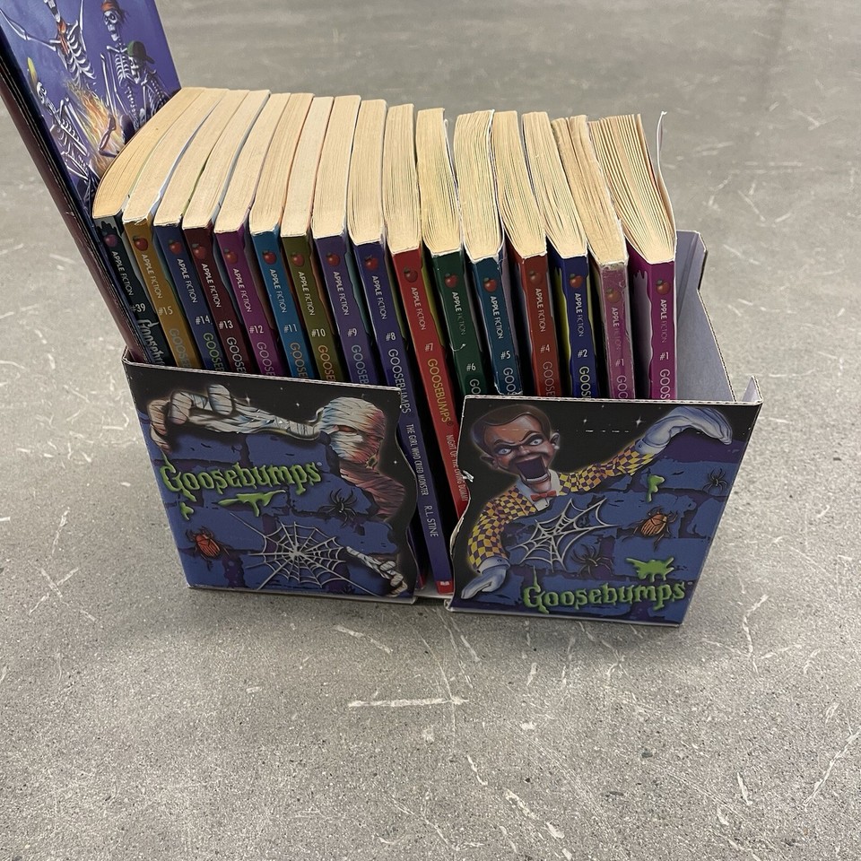 VINTAGE GOOSEBUMPS OFFICIAL COLLECTION LOT SUPER RARE FIRST EDITION ...