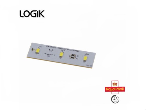 Genuine Logik Fridge Freezer LED Light Control PCB LFF55S17 LFC55W16 ...