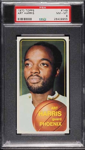 1970 Topps BkB Card #149 Art Harris Phoenix Suns PSA 8 NM-MT | eBay