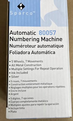 Bindery & Finishing Equipment - Numbering Machine