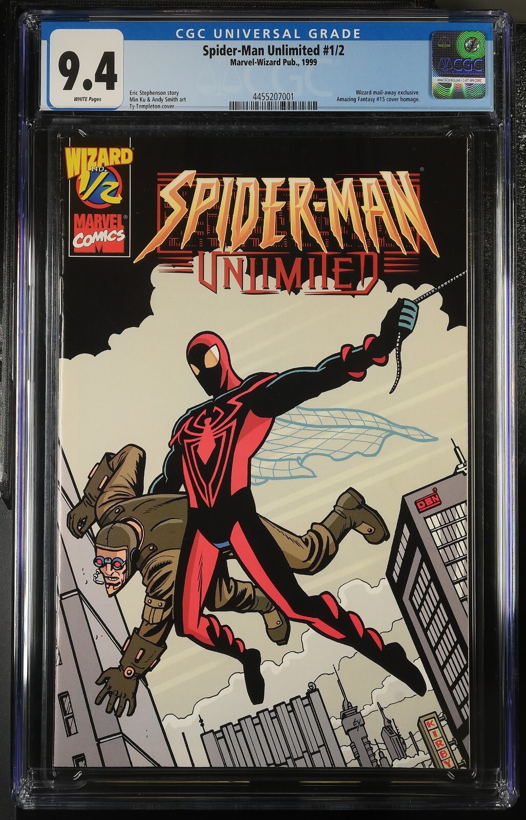 Spider-Man Unlimited #1/2 CGC 9.4 (1999 Marvel-Wizard) | eBay