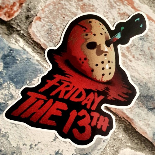 Skate sticker - Jason Vorhees Friday 13th 95mm Skateboard Car Wall ...