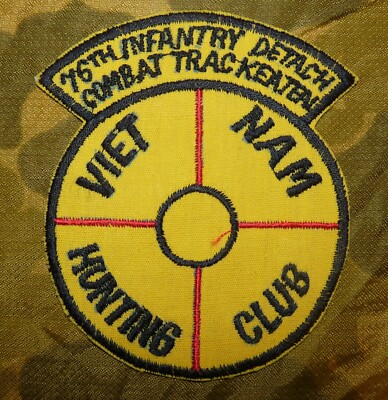 Vietnam War US Army 76th Infantry Detachment Combat Tracker Team Patch ...