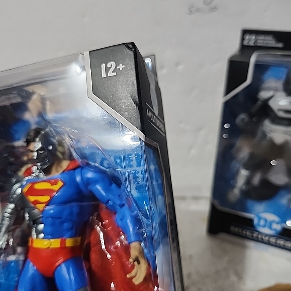 McFarlane Toys DC Multiverse Cyborg Superman Eradicator Shockwave Steel ...
