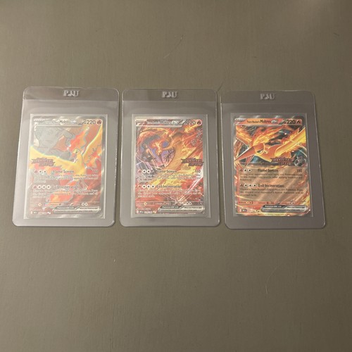 Pokemon Team Rocket's Moltres ex (Destined Rivals Stamp) 229/182 3x ...