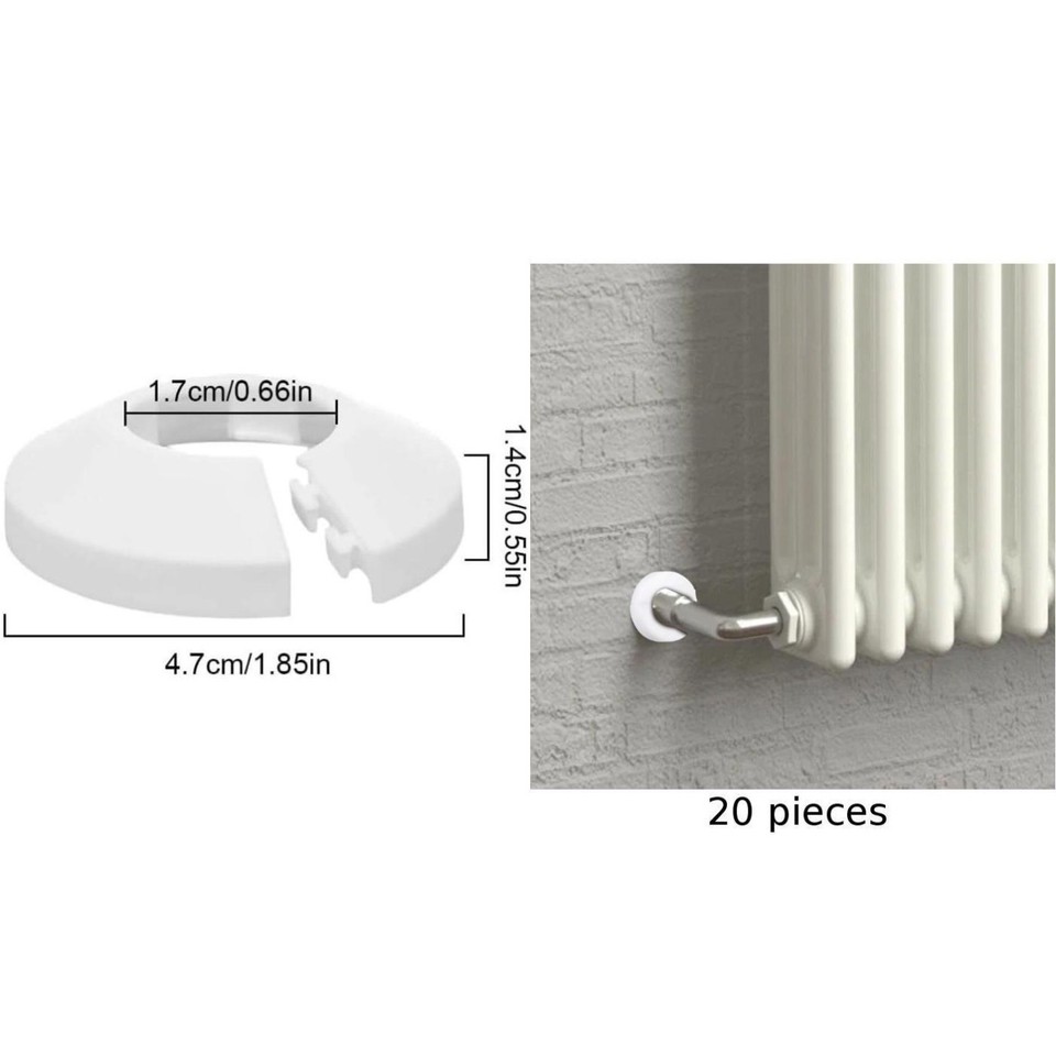 Breakage Resistant Radiator Pipe Cover Pipe Collar Matte Finish Pipe ...