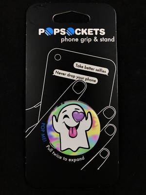 AUTHENTIC Popsockets Ghost Emoji Neon PopSocket Universal Holder Pop ...