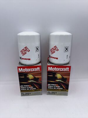 Set Of 2 Motorcraft FL-2021 Engine Oil Filter (WIX 57302, PH2009, B1435) | eBay