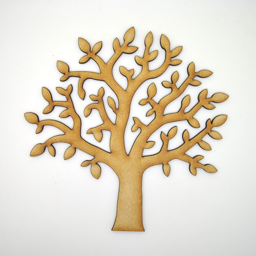MDF Tree Shape craft blank - make your own Wooden Family Tree | eBay UK