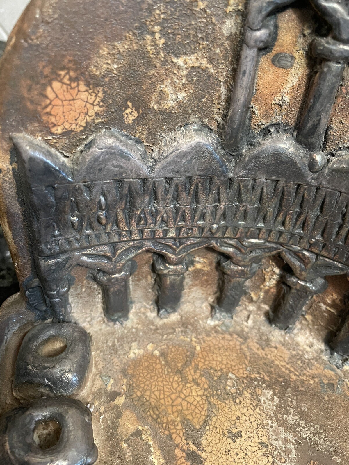 Domar Israel 925 Sterling Pottery Chanukah Menorah Vintage Judaica | eBay