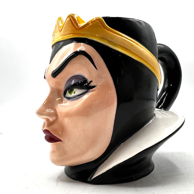 Walt Disney Maleficent Mug Ceramic Sculpted Figure Cup 12 oz Vintage ...