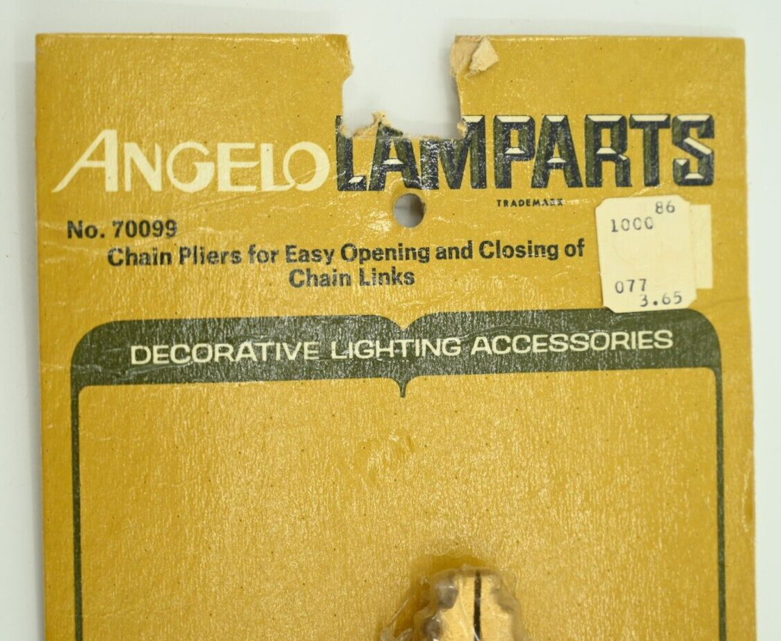 VINTAGE Angelo Brothers Lamparts Chain Pliers Opening and closing of ...
