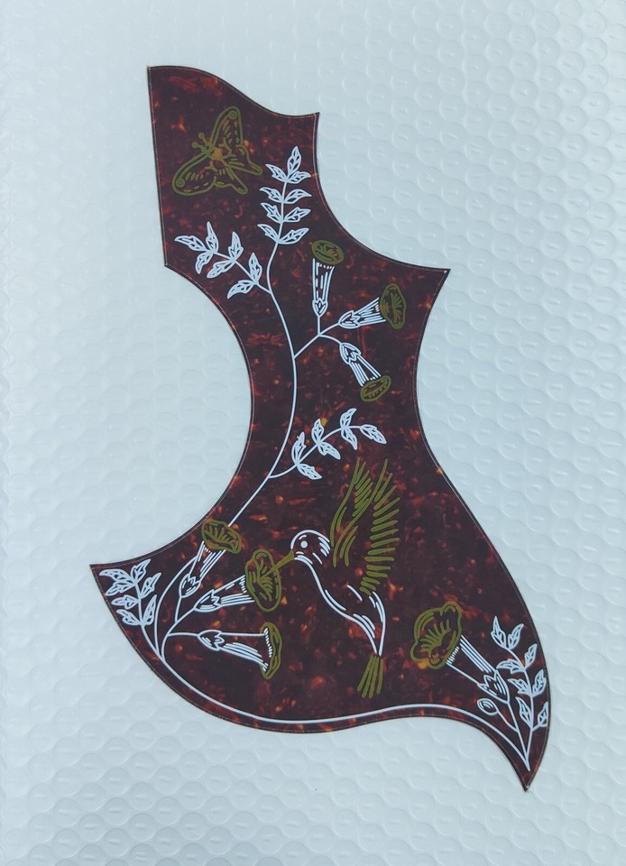 Custom Guitar pickgaurd - Hummingbird Pickguard For US Gibson Acoustic ...