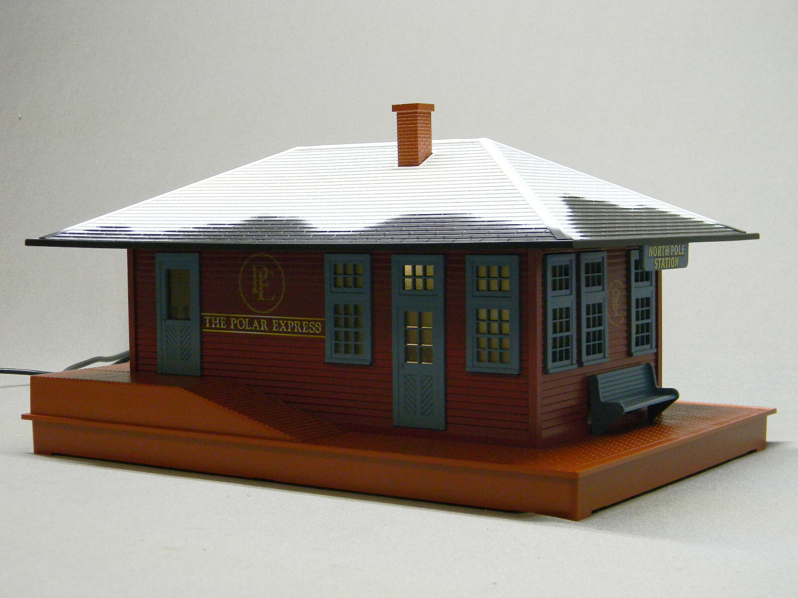 LIONEL 2029050 THE POLAR EXPRESS PASSENGER TRAIN STATION O GAUGE ...