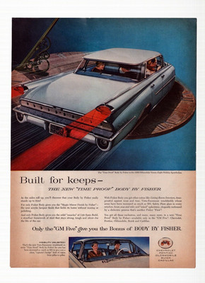 Vintage Print Ad 1959 Oldsmobile Ninety-Eight Fisher Life Magazine | eBay