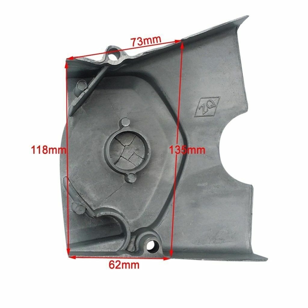 Silver Magneto Sprocket Engine Cover Case 70cc 90 110cc 125cc PitPro ...