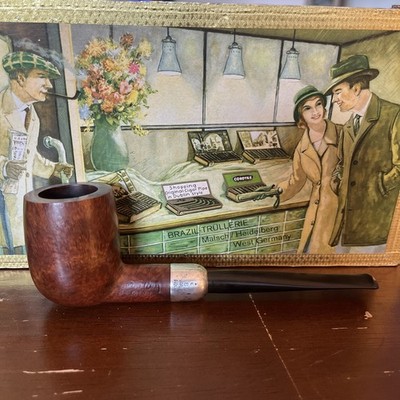 Vintage Barling E.B. W.B. 61079 Sterling Military Mount Pipe | eBay