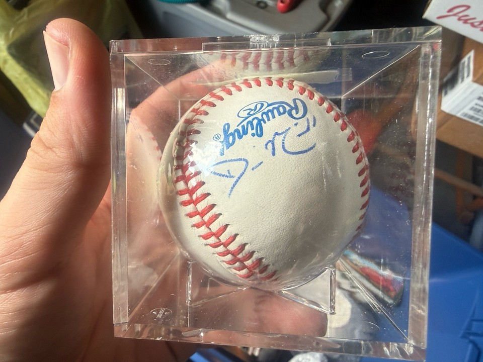 Lehigh Valley Iron pigs Derrick Mitchell Autographed Baseball | eBay