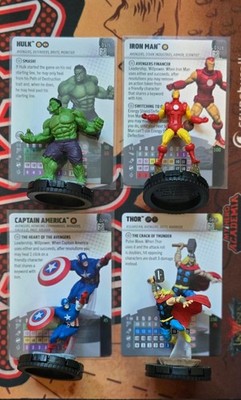 HEROCLIX AVENGERS 60TH PRIME 4 FIGURE LOT A60 | eBay