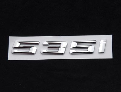 Trunk Lid Rear Emblem Badge Chrome Letter 535i fits BMW 5-Series E60 ...