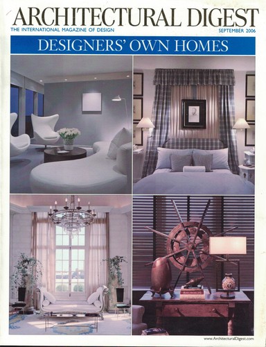 Architectural Digest September 2006 Designers' Own Homes | eBay