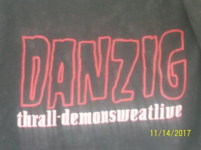 DANZIG - 1993 "THRALL-DEMONSWEATLIVE" | eBay