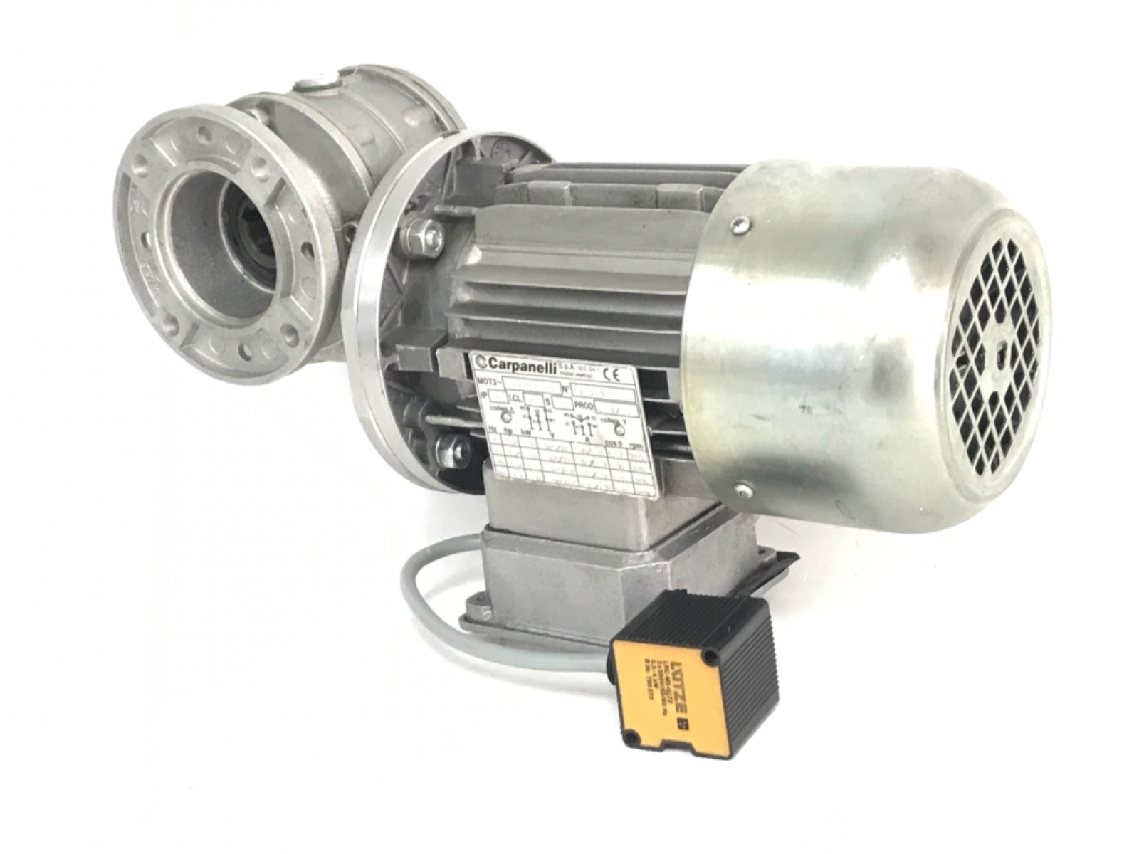 CARPANELLI MOT3~ MA63B4 CC1 REDUCER MOTOR MA63B4-CC1 W/ RMI-40-F1 & LRC ...