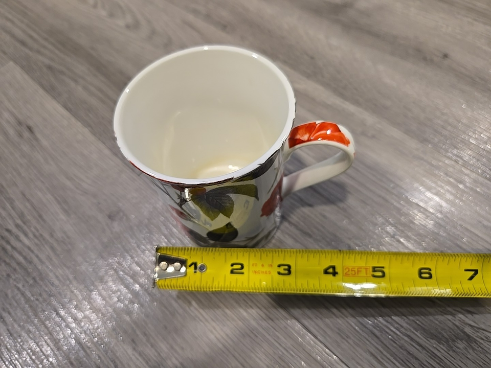 ABBEYDALE COLLECTION ENGLAND SHADES OF RED ROSES FLORAL TEA CUP COFFEE MUG | eBay