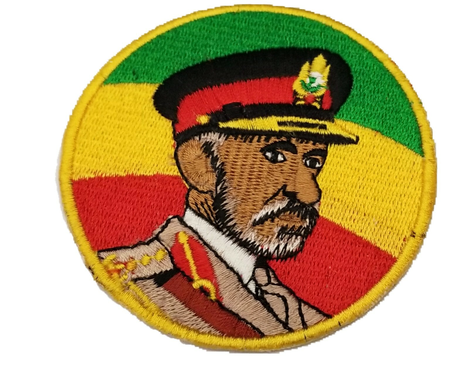 2pcs Haile Selassie Lion Judah Shield Ethiopia Sew Iron on Patch ...