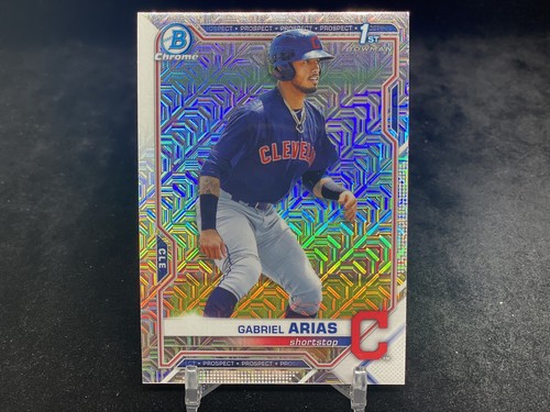 GABRIEL ARIAS 2021 BOWMAN MEGA BOX #BCP-89 MOJO 1ST REFRACTOR ...