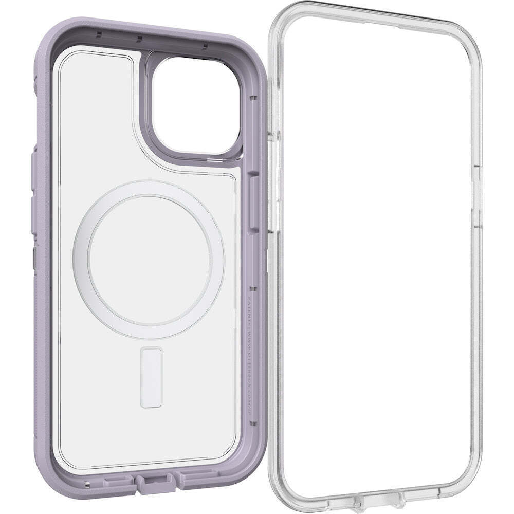 OtterBox Defender Series XT Clear Case for Apple iPhone 14 - Lavender ...