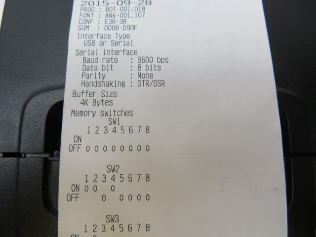 Citizen Tz30-m01 Black Thermal Receipt POS USB Printer 1e for sale ...
