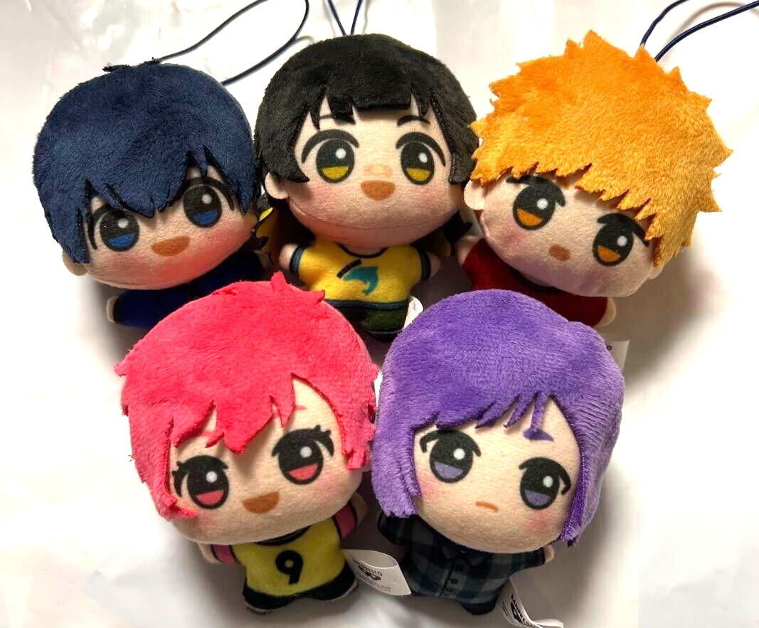 Blue Lock Chibi Chibi Gurumi Plush Doll Mascot Isagi Bachira Kunigami ...