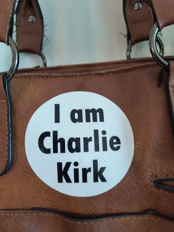 3" Round "I Am Charlie Kirk" Stickers Black On White Qty 10 | eBay