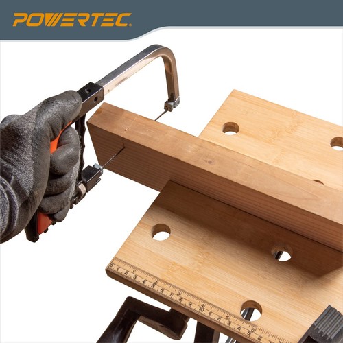 Portable Small Workbench with Vise, Imprinted Ruler and Protractor ...