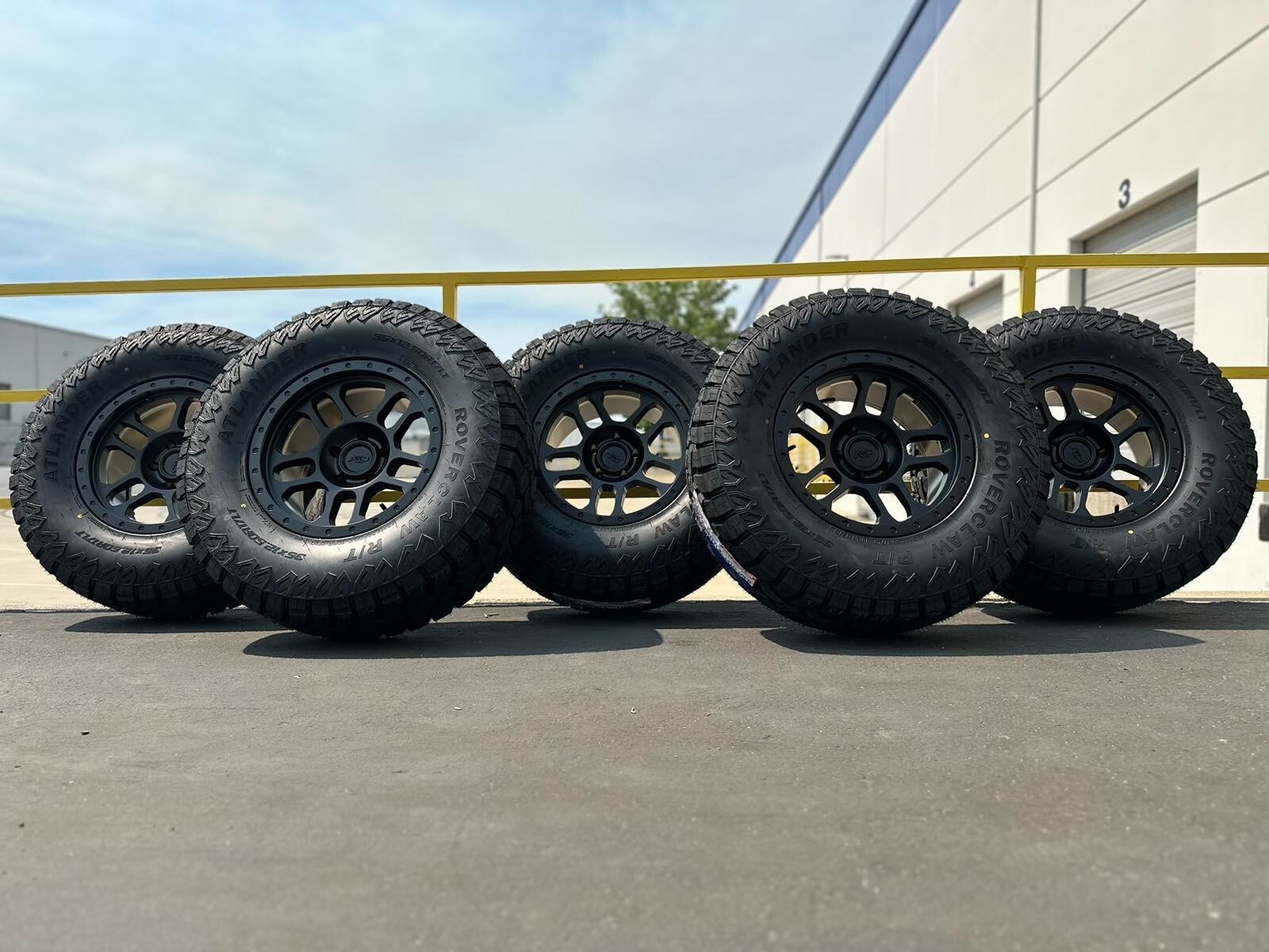 17" 5x127 Jeep Wrangler JL Gladiator Rubicon AGP TRUX Wheels 35" Tires ...