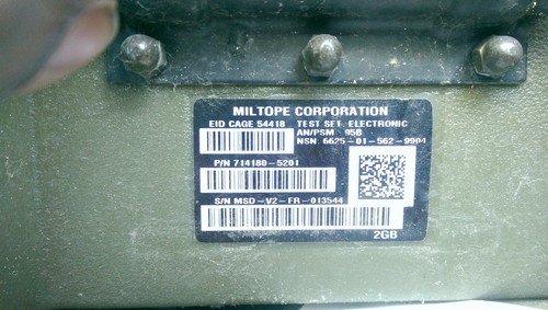 MILTOPE MSD-V2 Transit Military Surplus Case - AN/PSM-95B (GRADE B) | eBay