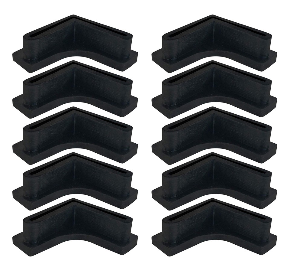 Angle Iron L Shaped Rubber Foot Pads Covers For Shelving 10 Pack | eBay