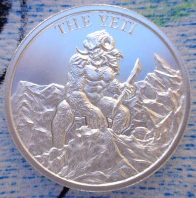 2 oz. 2023 THE YETI Cryptozoology Series BU rounds .999 fine silver | eBay
