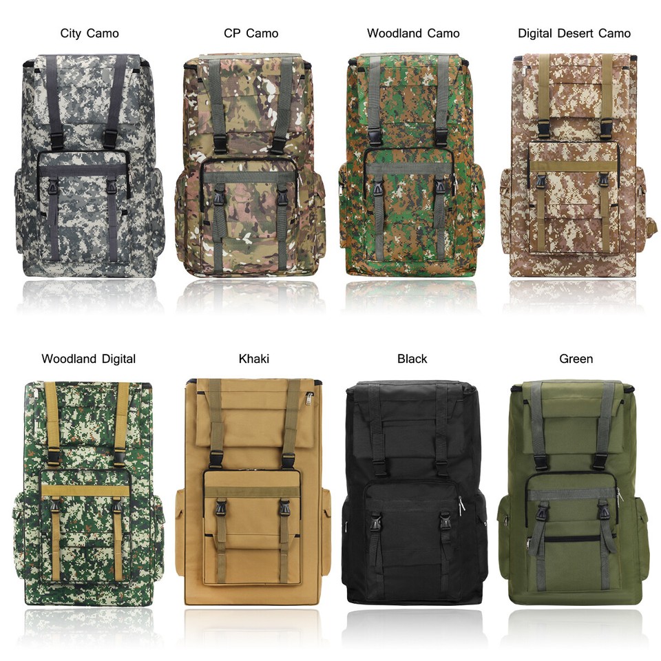 120L Extra Large Hiking Camping Military Tactical Backpack Outdoor Bag ...