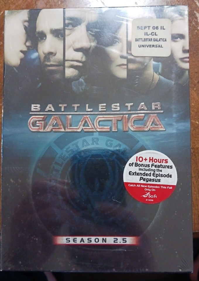 Battlestar Galactica Series DVD Box Set Lot Seasons 1, 2, 2.5, 3 New ...