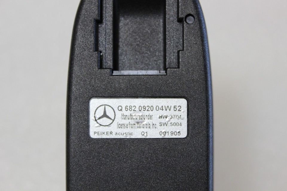 Mercedes Peiker Acustic Mobile Cell Phone Bluetooth Puck Cradle Adapter ...