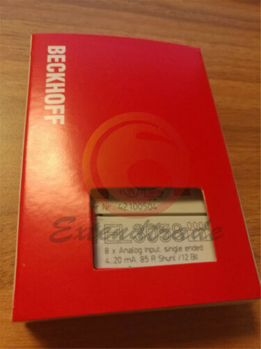 ONE NEW Beckhoff EL3058 8-CHANNEL ANALOG INPUT TERMINAL D358040 | eBay