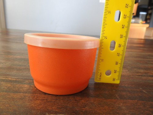 Tupperware Small Orange Container w/ Lid, Vintage, 1229-1, 297-532 | eBay