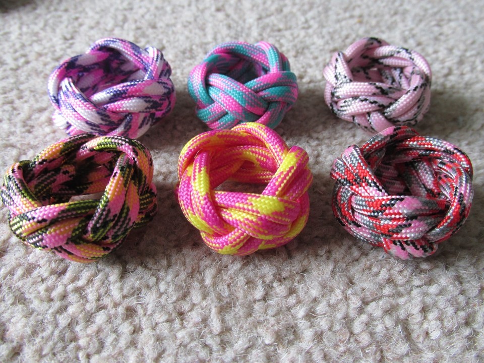 COLORED WOGGLE - Scarf Ring - UK Woven in Paracord *Pick color* Scout ...