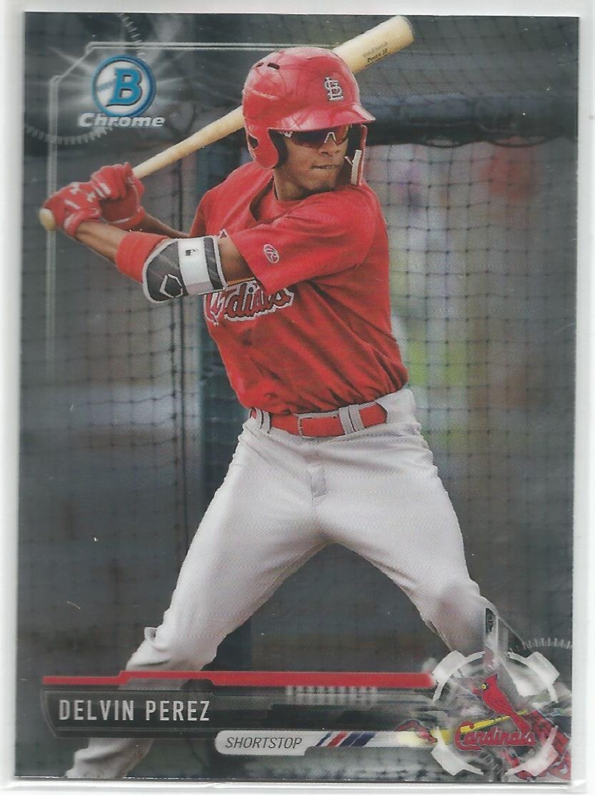 Delvin Perez St. Louis Cardinals 2017 Bowman Chrome Draft Baseball | eBay