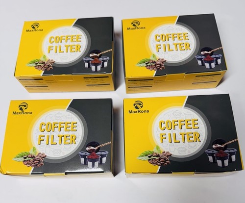 4 Boxes of 6 total one lot 24 NEW k-cup reusable MaxRona Wholesale Bulk ...