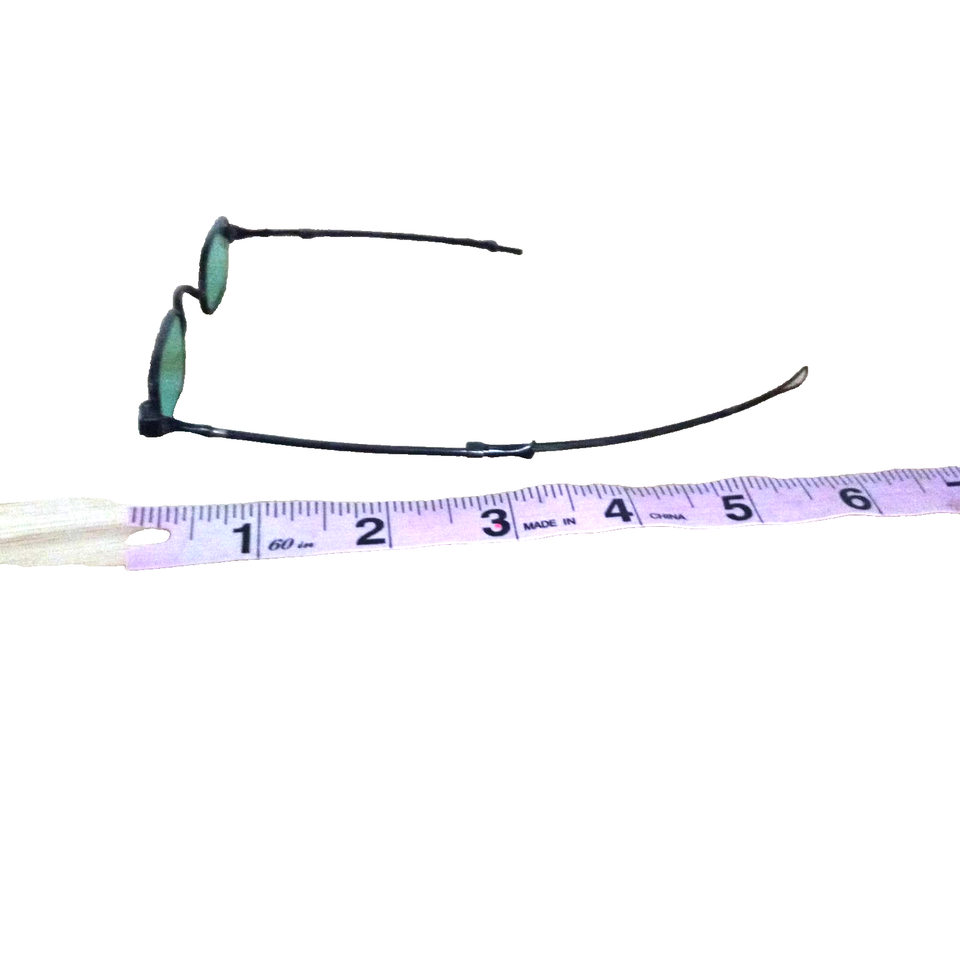 Rare Antique 18th C Brass Eyeglasses Rectangle Lens Blue Tint ...
